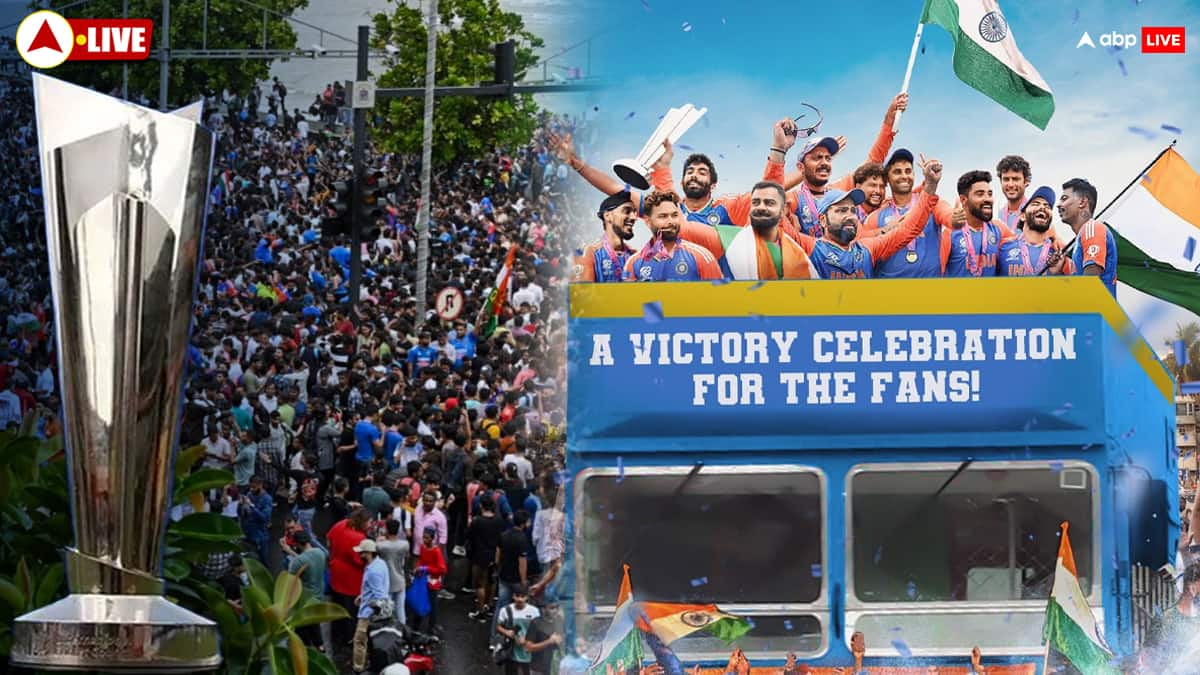 Team India Victory Parade LIVE Updates T20 WC Winner Rohit Sharma Virat ...