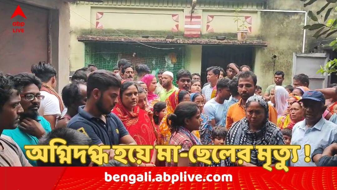 Birbhum News Mother and her 4 years old child burnt to death while sleeping in their house at ...