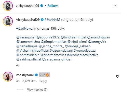 Bad Newz Movie Vicky Kaushal and Trupti romance in swimming pool ...