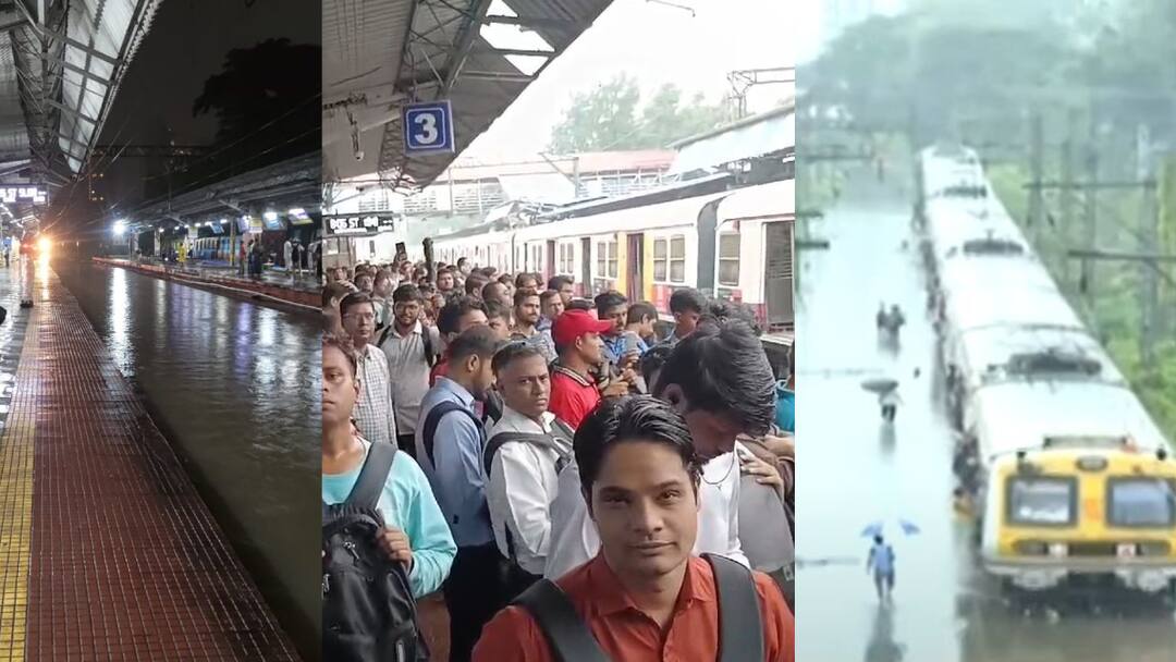 Mumbai Rain Local Train Updates Heavy rain in Mumbai affects local ...