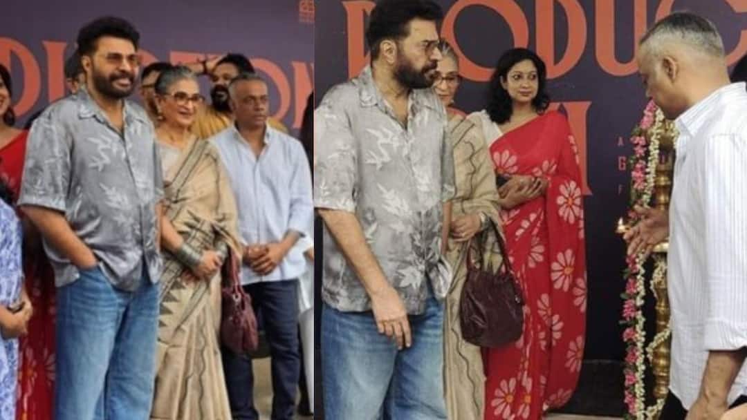 director gautham vasudev menon begins shooting with actor mammootty shooting pictures go viral ...