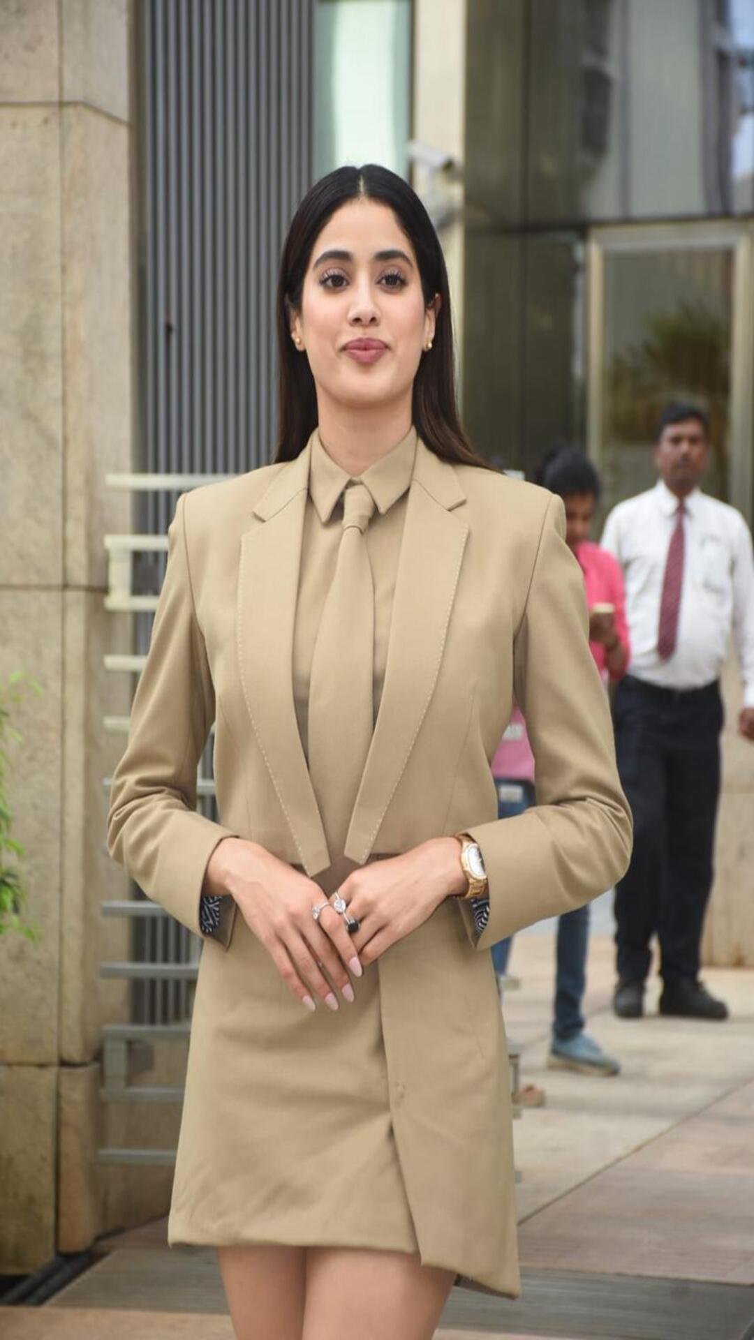 Janhvi Kapoor Serves Devil Wears Prada Vibes