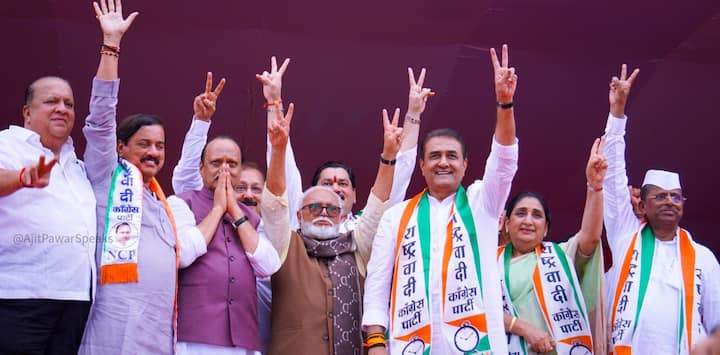 ajit pawar pink colour strategy new image making campaign ncp party ...