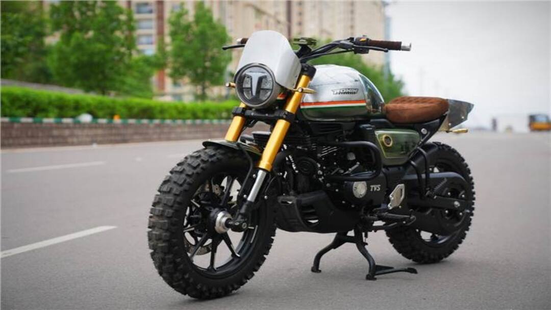 TVS Ronin Parakram Bike Unveiled to remember Kargil Heros on Vijay ...