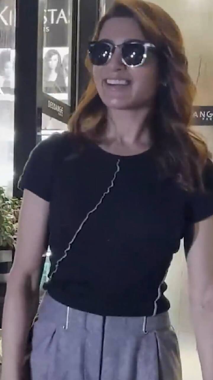 Bollywood News: बांद्रा के सैलून के बाहर स्पाॅट हुई समांथा रूथ प्रभु | ABP NEWS SHORTS ...