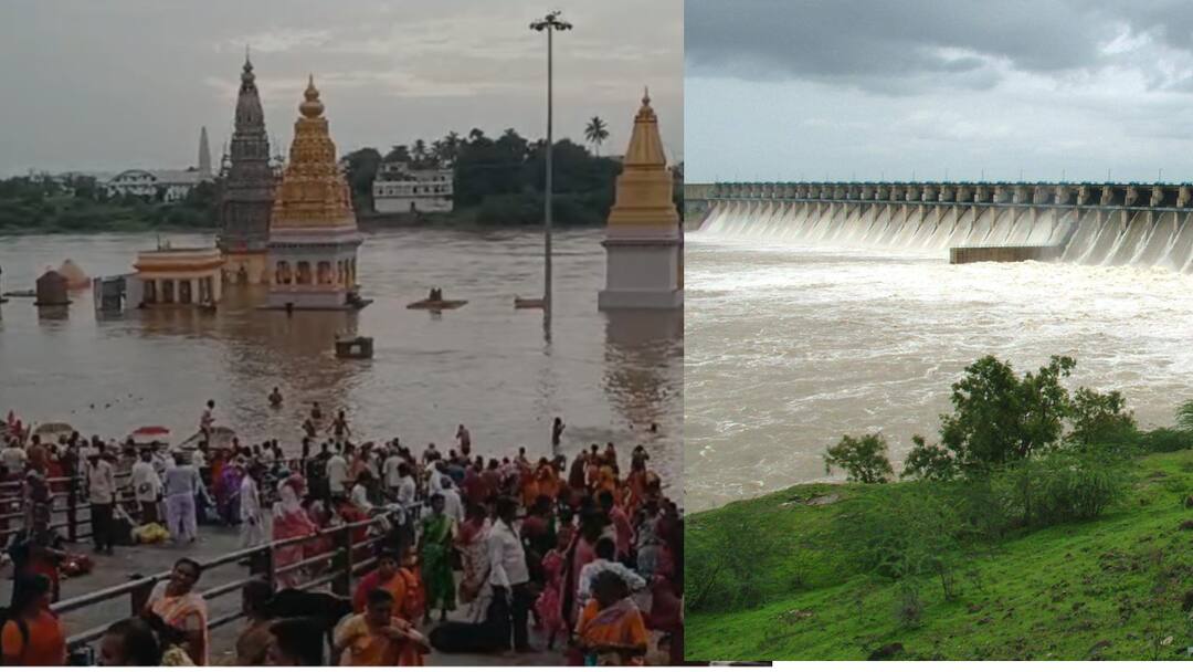 Solapur Ujani Dam water release by 80000 cusec in Bhima River alert in ...
