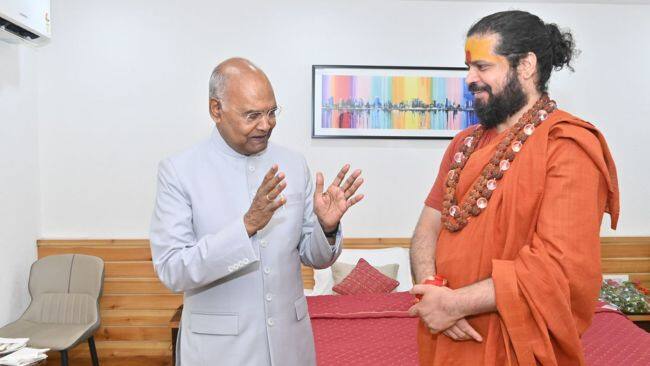 Acharya Satish Sadhgurunath Ji Maharaj's Enlightening Encounter with Former President Ram Nath ...