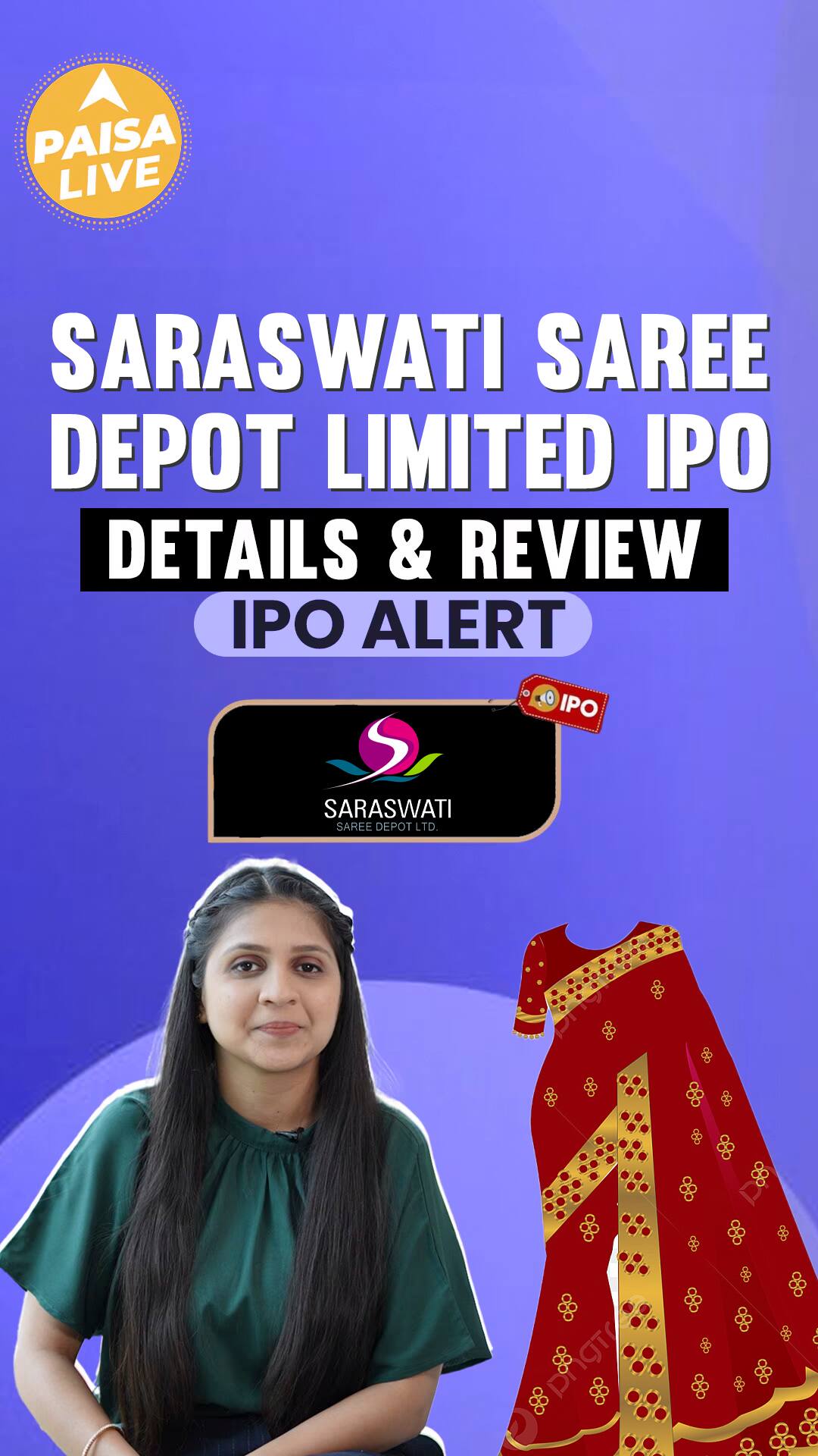 IPO ALERT: Saraswati Saree Depot Limited IPO में निवेश से करें कमाई, जानें इस IPO की पूरी ...