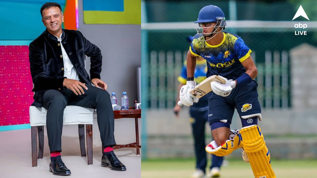 Samit Dravid son of Indian Cricket Team legend Rahul Dravid made ...