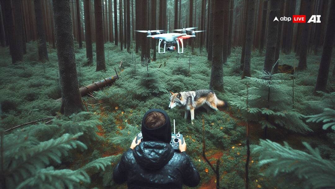 How special is the thermal drone with which man eating wolves were ...