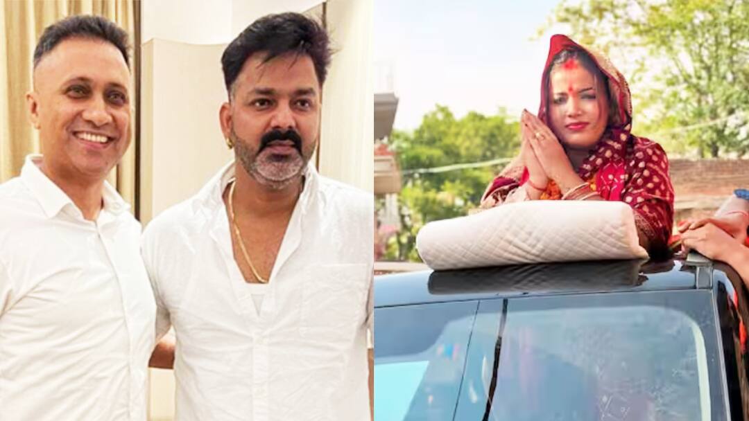 Jyoti Singh met Prashant Kishor Now Powerstar Pawan Singh Met Anand Mishra in Lucknow Elections ...