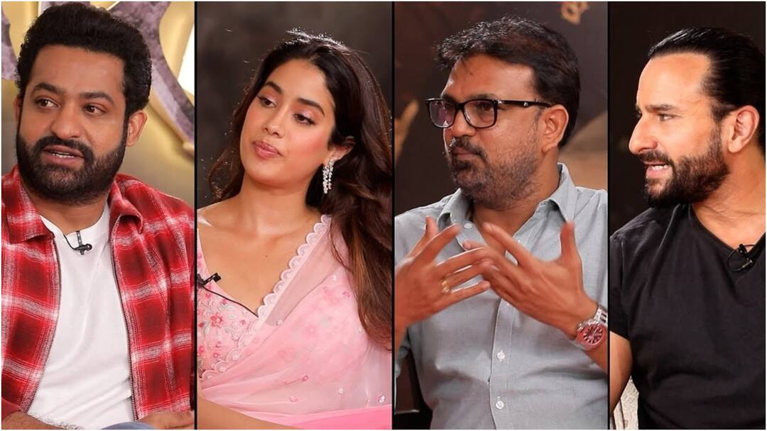 Sandeep Reddy Vanga interview with Devara movie team Jr NTR Janhvi Kapoor check highlights ...