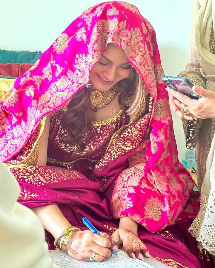 Juvaria Abbasi pakistani actress got married again second nikah in intimate ceremony after 14 ...