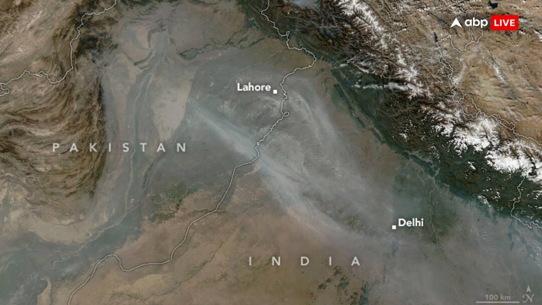 NASA Satellite Image Shows Smoke From Farm Fires In Punjab Region As ...