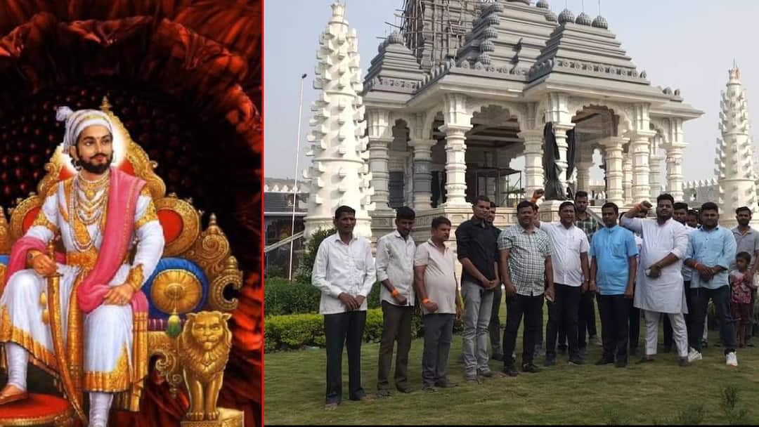 A grand temple of Shivaji maharaj in one and a half acres in bhiwandi ...