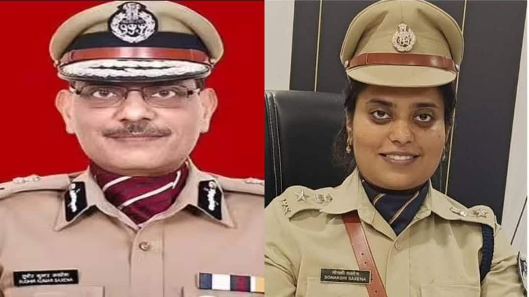 MP DCP Sonakshi Saxena will salute her father DGP Sudhir Kumar Saxena in farewell parade ANN ...