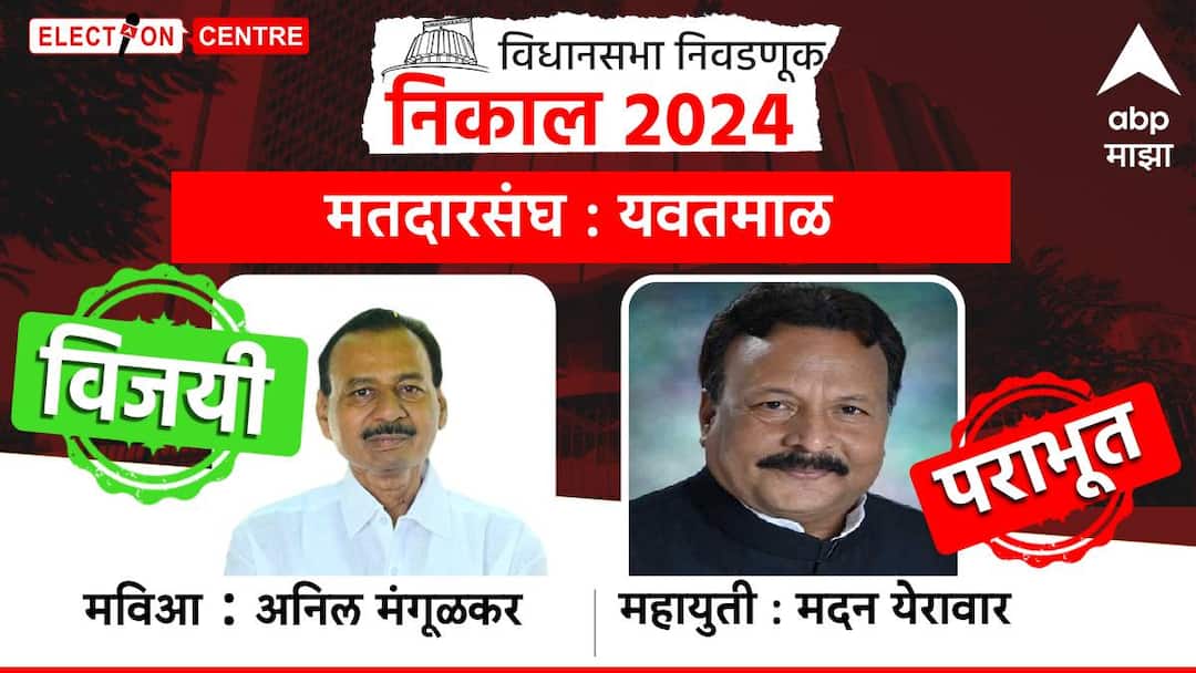 Maharashtra Assembly Election 2024 Yavatmal Vidhan Sabha elections result Madan Yeravar Balasaeb ...