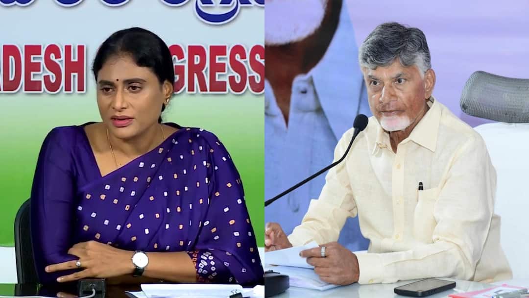 apcc chief ys sharmila letter to cm chandrababu on ys jagan power purchase agreement with adani ...