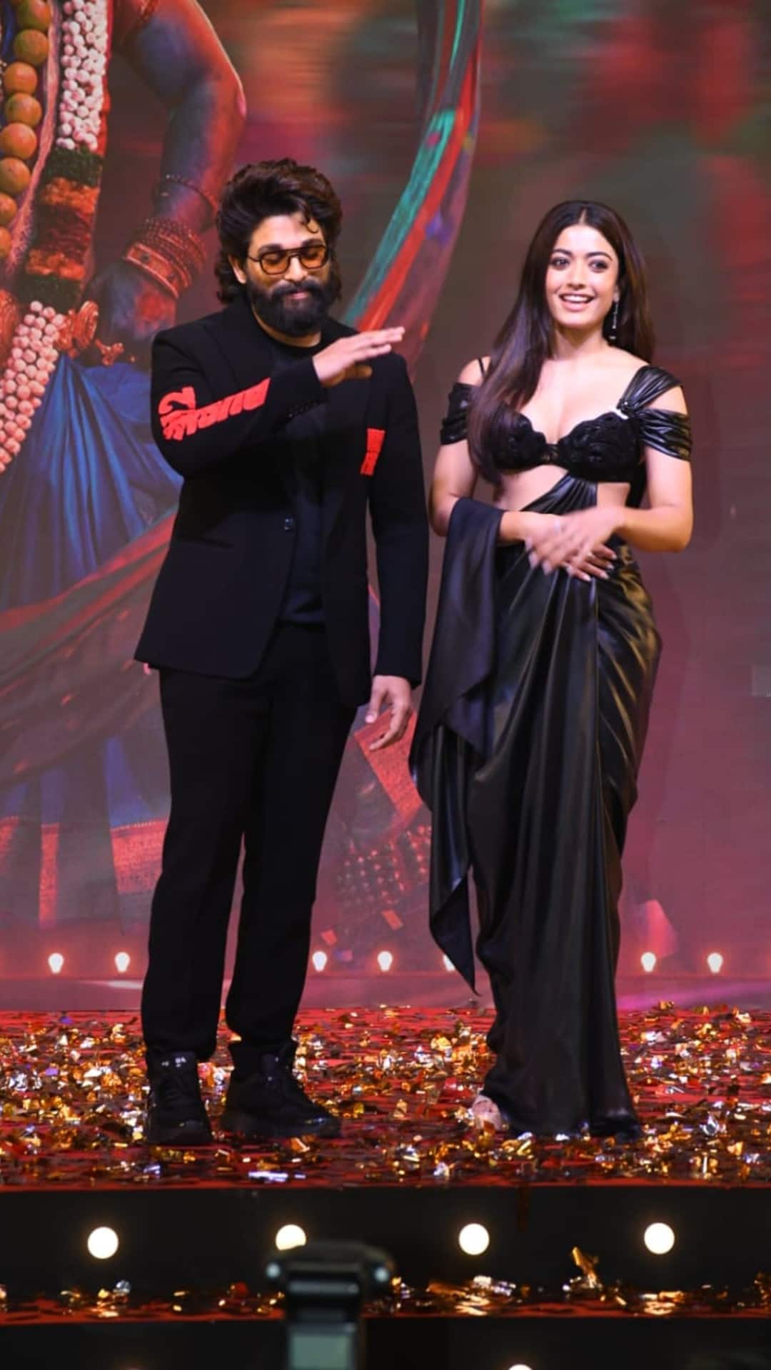 Allu Arjun, Rashmika Mandanna Promote Pushpa 2 In Mumbai