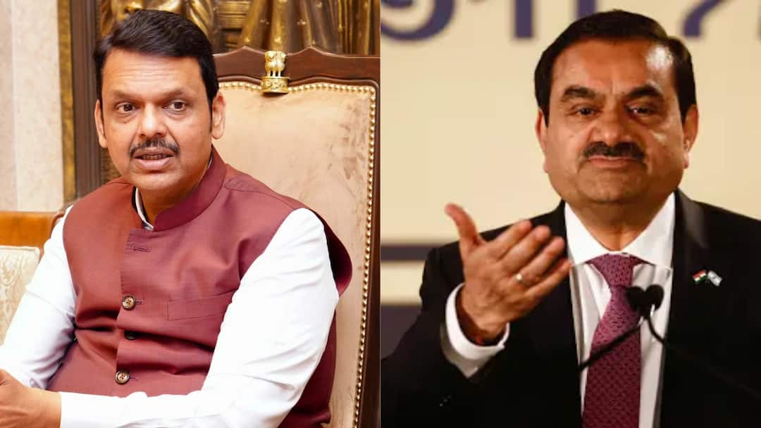 Gautam Adani meets CM Devendra Fadnavis at sagar bungalow Mumbai | Adani Meets Devendra Fadnavis ...