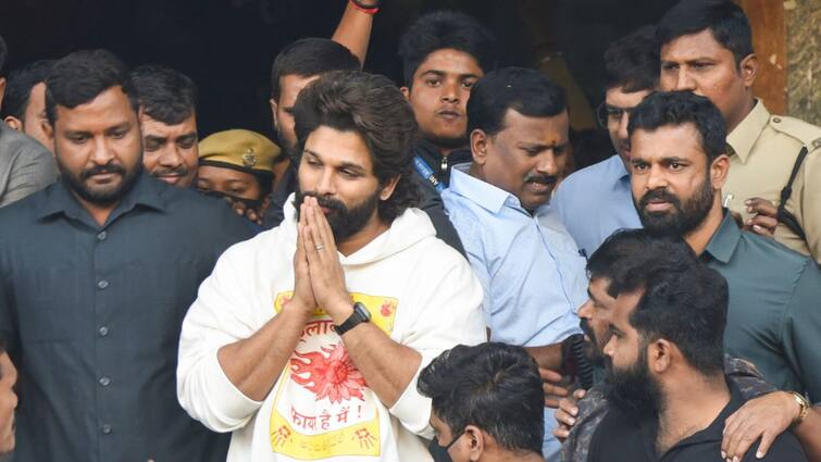 Allu Arjun Arrested In Stampede Case Walks Out On Bail After Spending