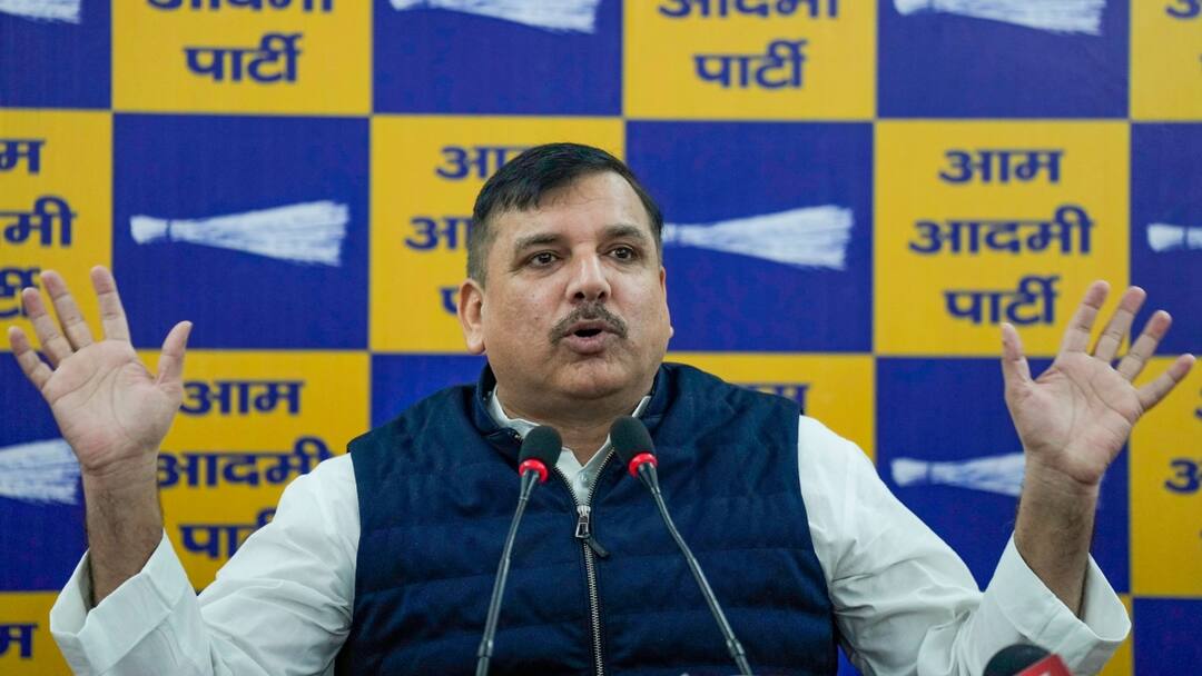 Delhi Assembly Election 2025 AAP MP Sanjay Singh attack on BJP said His brain stopped working ...