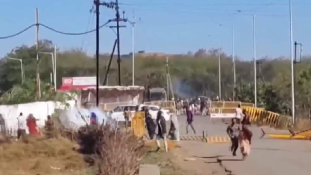 Pithampur Protests: Mob Pelts Stones At Police At Incineration Unit, MP ...