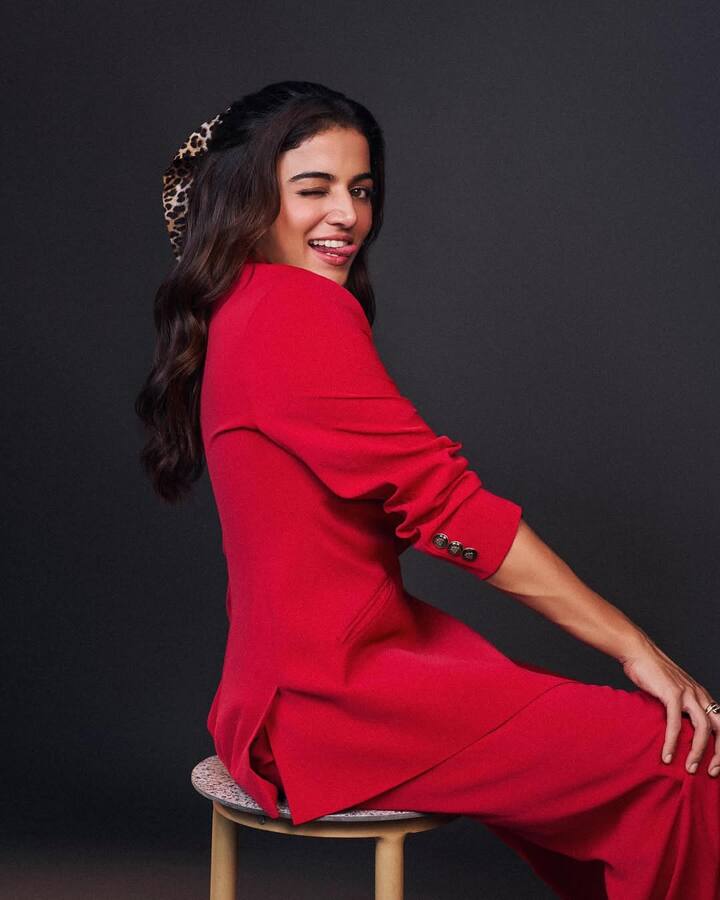 Wamiqa Gabbi Steals Hearts With Her Red Hot Look In Co-Ord Set SEE PICS