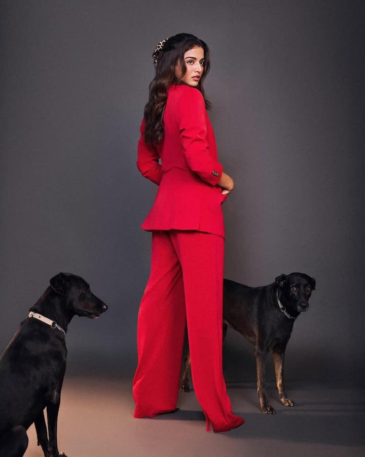Wamiqa Gabbi Steals Hearts With Her Red Hot Look In Co-Ord Set SEE PICS