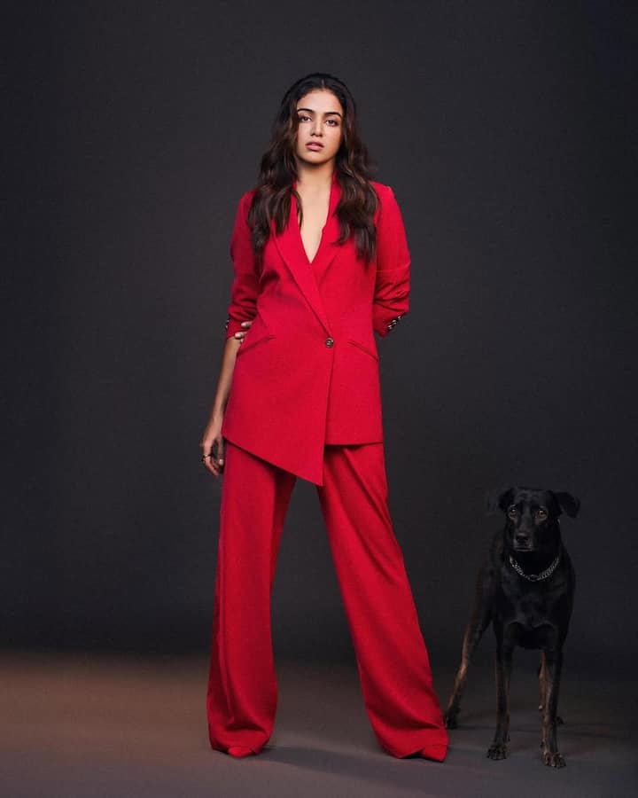 Wamiqa Gabbi Steals Hearts With Her Red Hot Look In Co-Ord Set SEE PICS