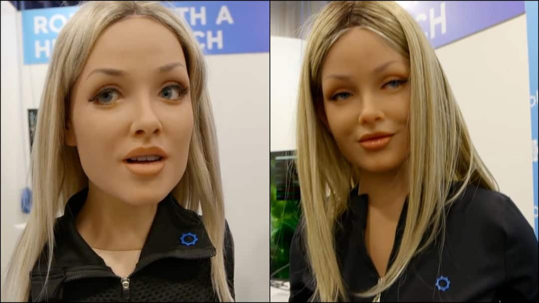 us company launched ai female companion robot named aria has human like ...
