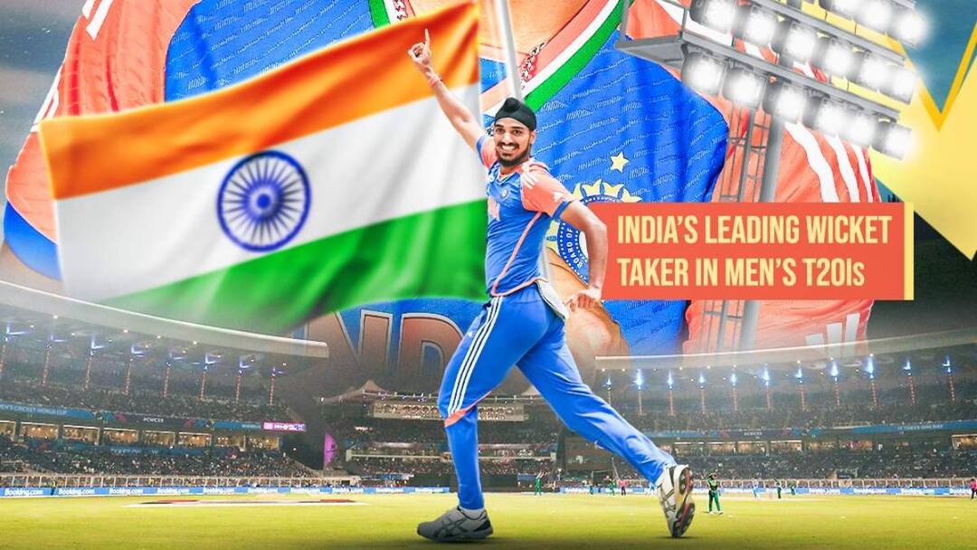 Arshdeep Singh historical record becomes the leading T20i wicket taker India vs England T20 left ...
