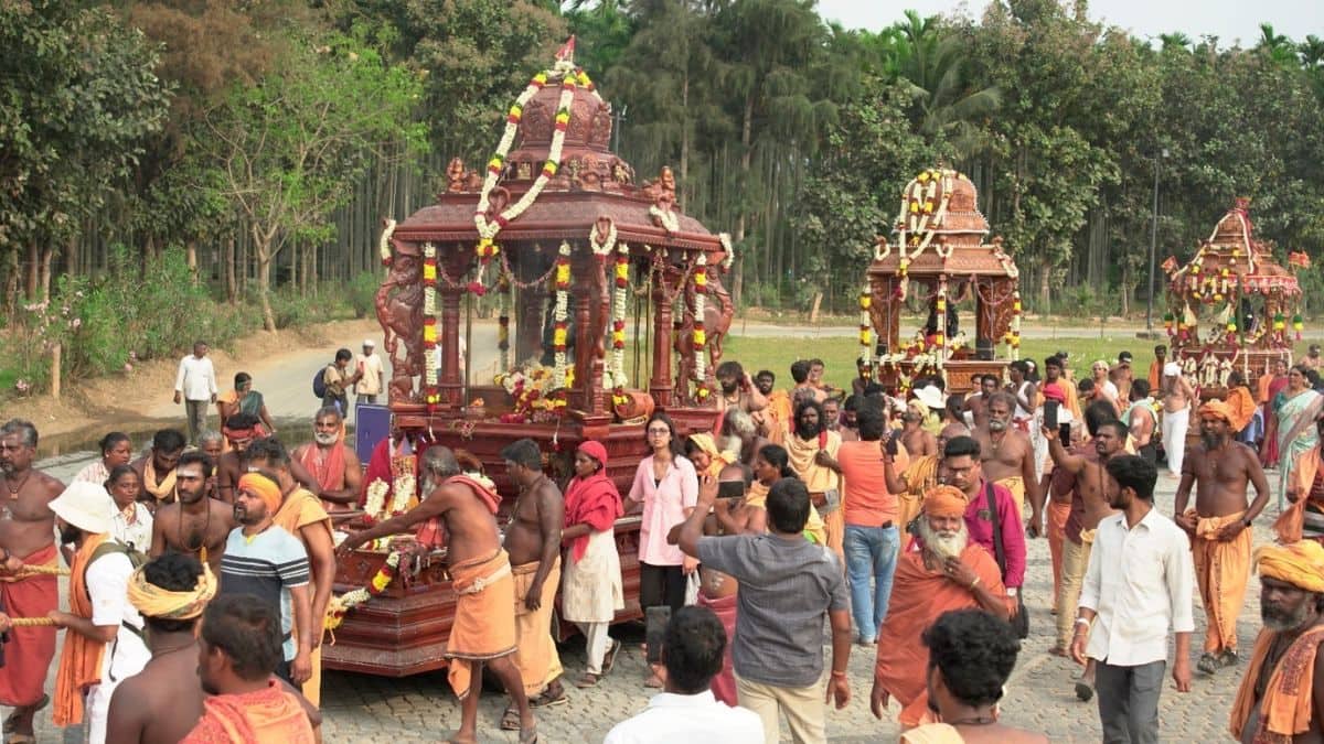 Shivanga Sadhana brings the grace of Adiyogi in covai isha foundation ...