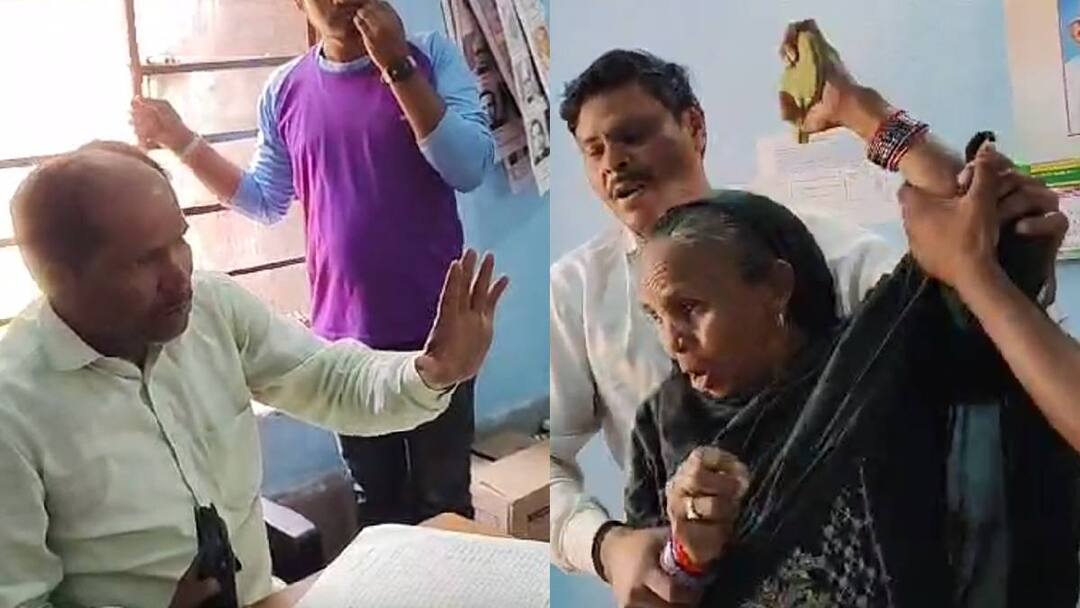 bihar old woman beat up In charge HM with slipper In Jamui due to making obscene with girl ...