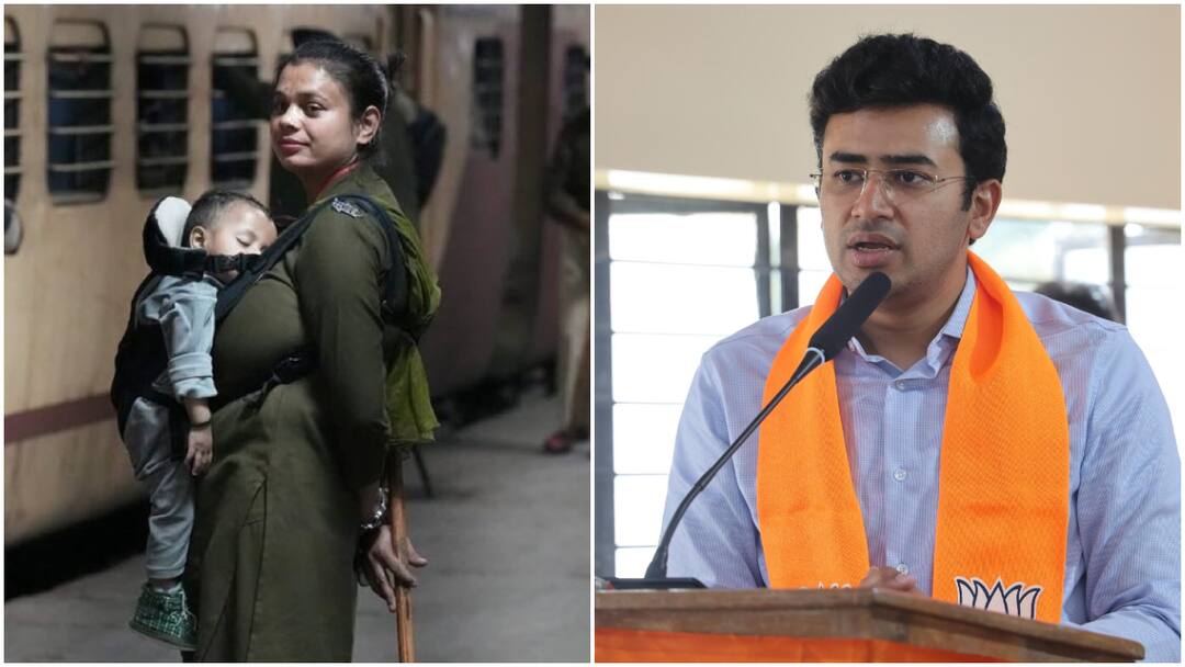 ‘Balancing Family & Work’: BJP MP Tejasvi Surya’s Facebook Post On Female Cop Goes Viral