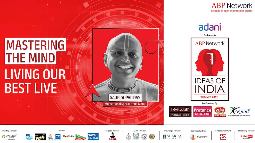 Ideas of India Summit 2025: Gaur Gopal Das Shares Emotional Story of ...