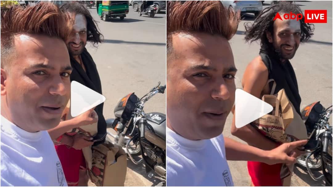 Puneet Superstar Viral video of IIT Baba supplying ganja in Rajasthan | पुनीत सुपरस्टार के पल्ले ...