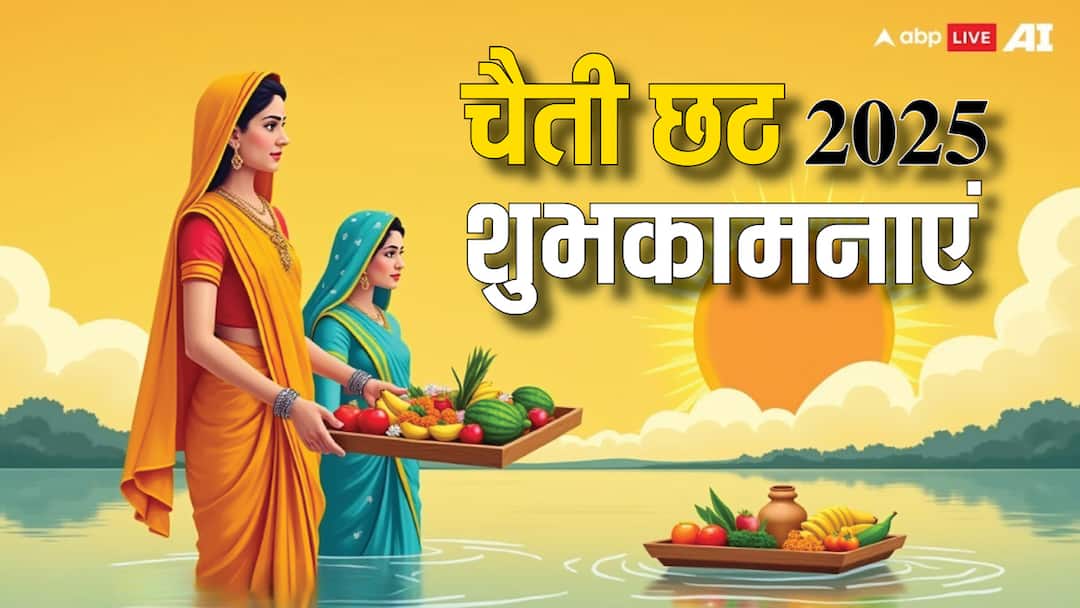 Chaiti Chhath Puja 2025 Mahaparv Ki Shubhkamnaye Wishes Messages Images WhatsApp Staus in Hindi ...