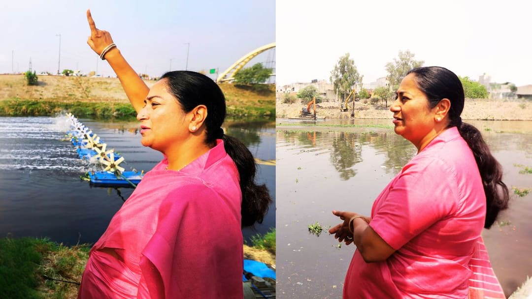 Delhi cm rekha gupta announced riverfront and park built Along ...