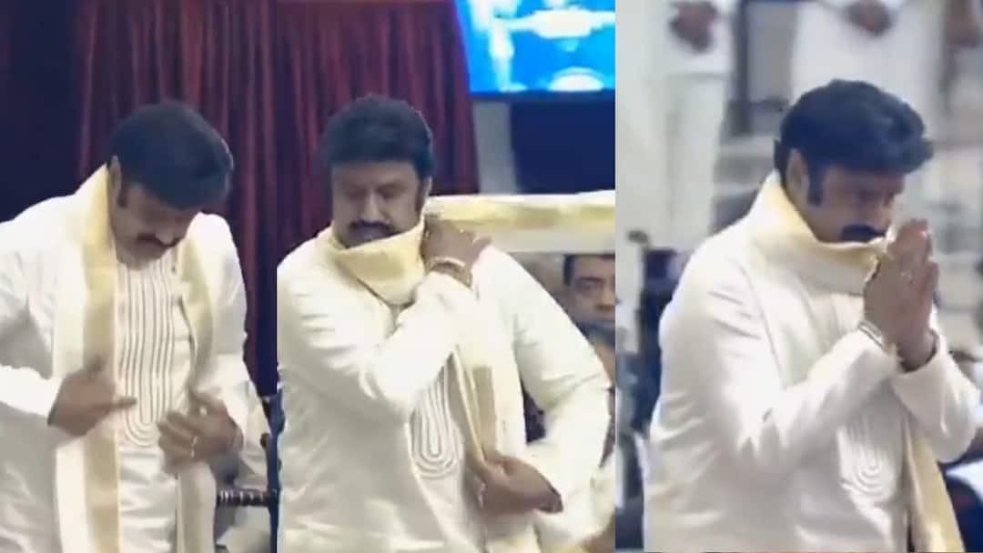 Padma awards 2025 Nandamuri Balakrishna receives padma bhushan award entry give gets viral ...