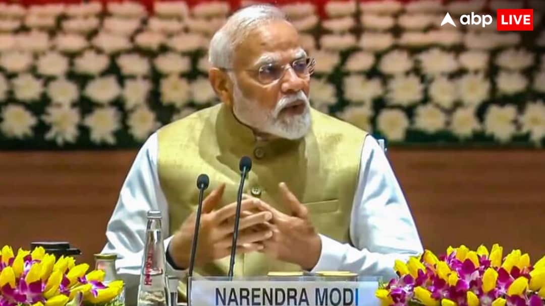 prime minister narendra modi on 10th niti aayog governing council meeting on viksit bharat 2047 ...