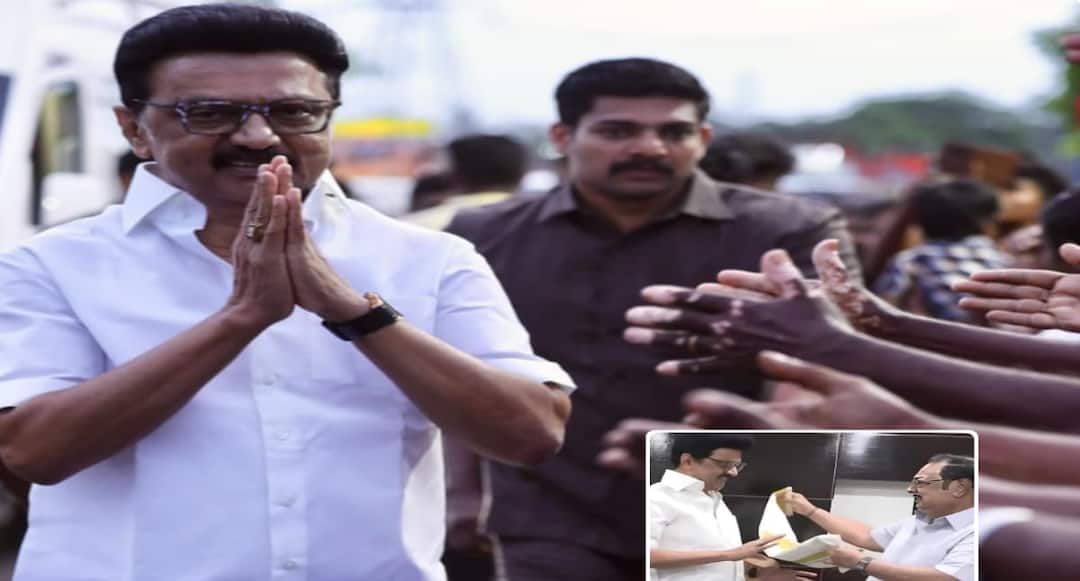 tamil nadu chief minister mk stalin visited his brother Alagiri house ...