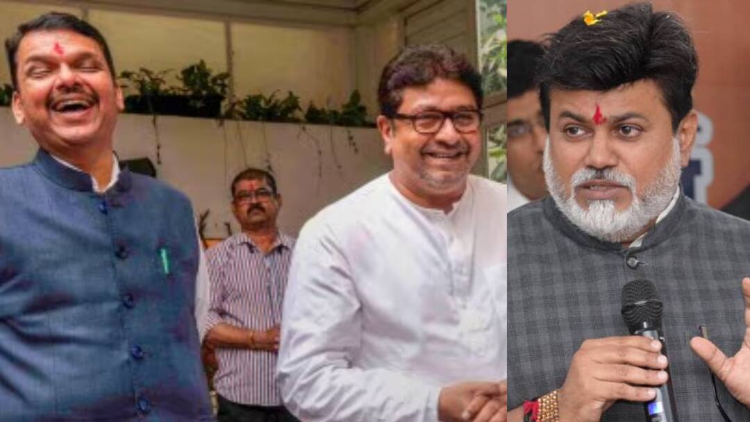 MNS Leader Sandeep Deshpande meets Shinde camp Uday Samant after Raj Thackeray Devendra Fadnavis ...