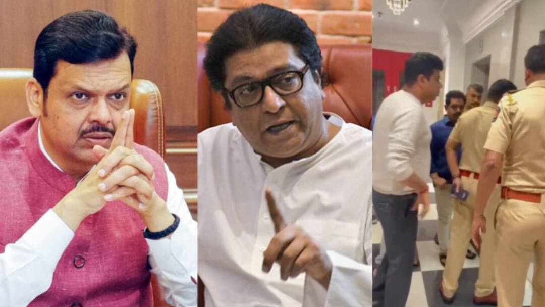 MNS Mira Bhayandar Morcha Police action arrest party workers Raj Thackeray Uddhav Thackeray ...