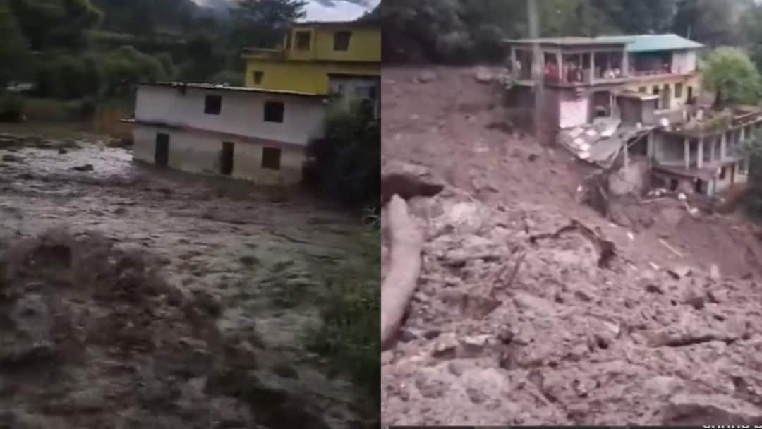 Heavy Rains Trigger Cloudburst In Chamoli, 7 Missing As Homes Buried In Landslide Debris