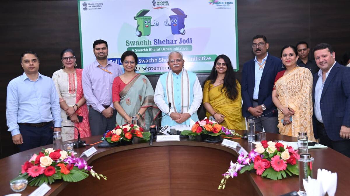 Haryana Govt Launches ‘Swachh Shehar Jodi’ Mentorship Program For Urban ...