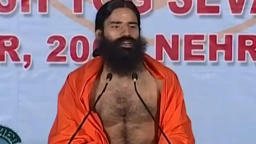Baba Ramdev shows proper technique of Agnisar Pranayama | Agnisar ...